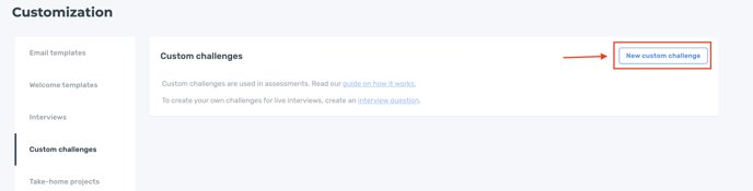 Create custom challenges with automated grading